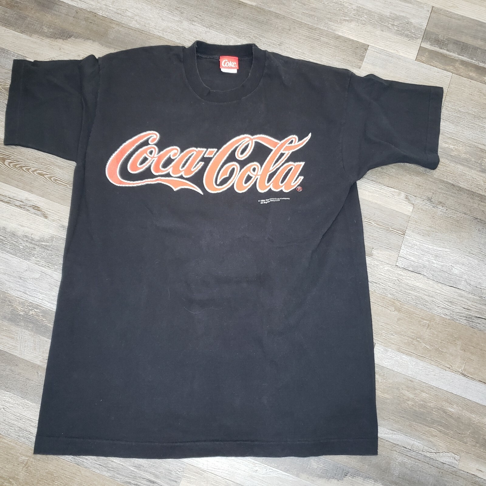 Vintage 1994 Enjoy Coca Cola Classic Graphic Spell Ou… - Gem