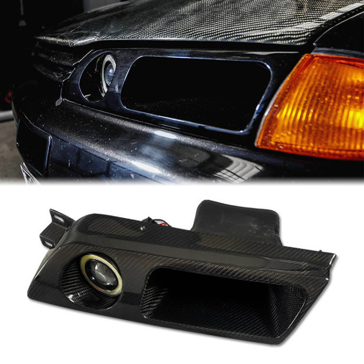 Fit 1989-94 R32 GTS GTR Carbon Fiber Glass LHS Headlight Lamp Air ...