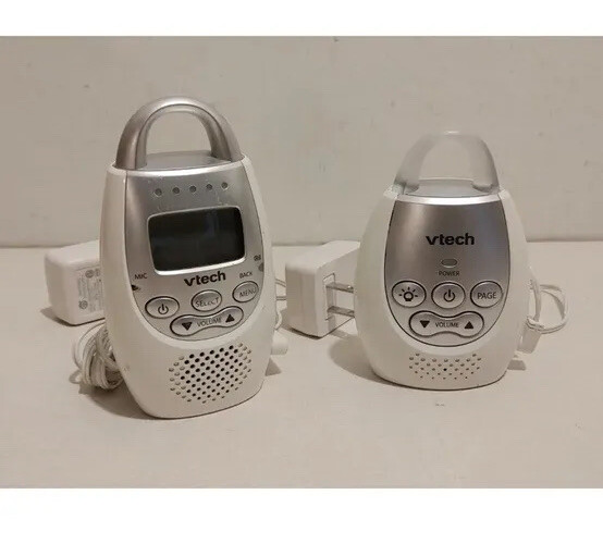 Vtech Baby Monitor #DM221PU & #DM221BU with Power Adapters Parent ...