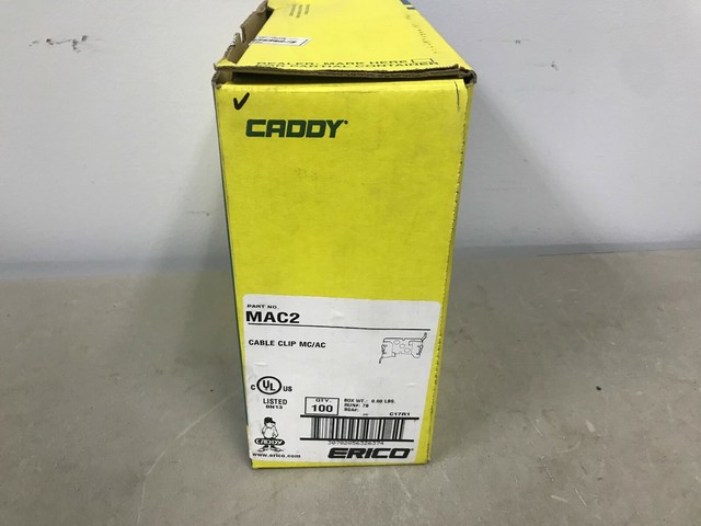 CADDY MAC2 CABLE CLIP FOR MC/AC BOX OF 100 | eBay