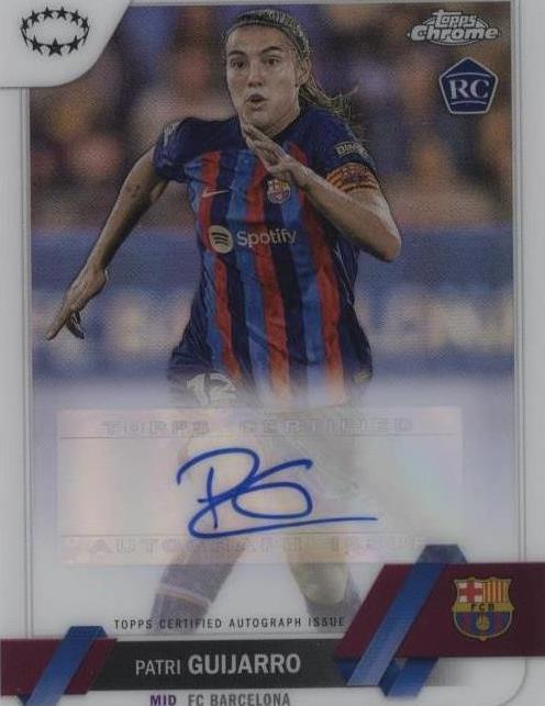 2022-23 Topps Chrome UEFA Women's Champions League - Autographs Patri ...