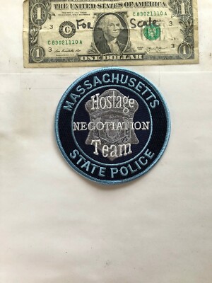 Massachusetts State Police Hostage Negotiation Team Patch Un-sewn | eBay