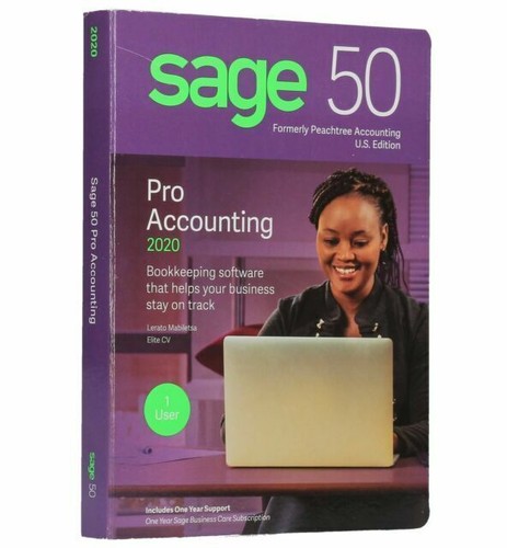 Sage 50 Pro Accounting 2020 DVD Business Software For Windows ...