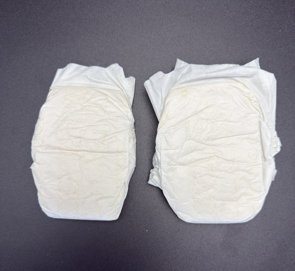 2 Vintage Pampers Diaper 90s 1992 Baby Babies on Clouds Size 1 | eBay