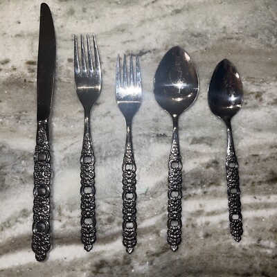 Oneida Community Stainless - VIOLA VOILA - 5 Piece Place Setting - I | eBay