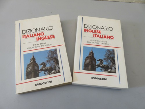 English Italian Dictionary De Agostini 2 Volumes | eBay