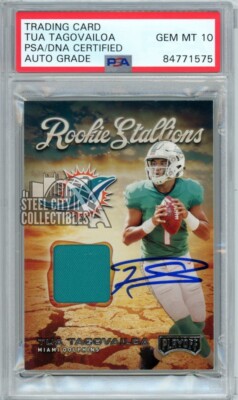 Tua Tagovailoa 2020 Panini Playoff Autograph Rookie Jersey Card #RS-2 ...