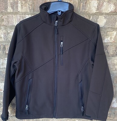 Snozu Performance Jacket Boys Size M 10/12 Black Full Zip Winter ...