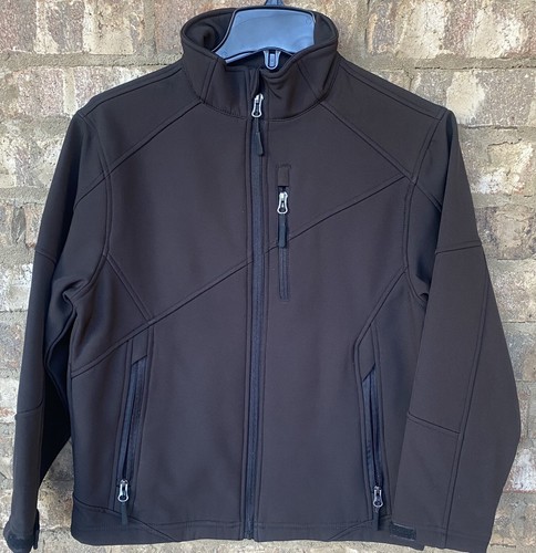 Snozu Performance Jacket Boys Size M 10/12 Black Full Zip Winter ...