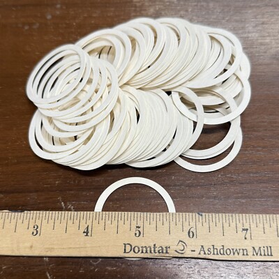 100 Blotter Paper Valve Plate Gaskets/Rings 1-5/8" OD, 1-3/8" ID, 0.020 ...