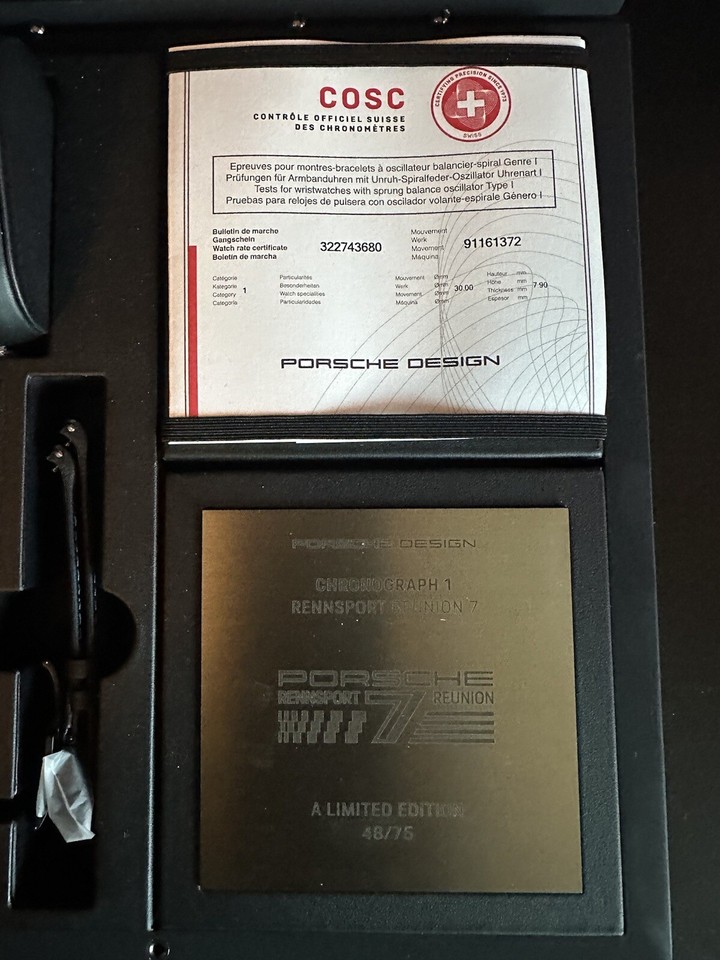 Porsche Design Rennsport Reunion 7 Number 48/76 | eBay