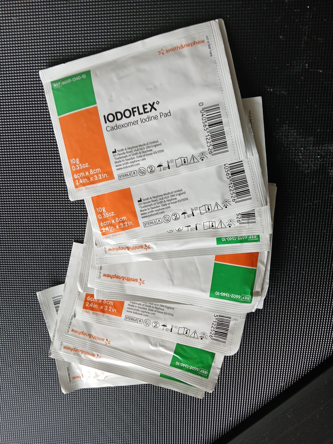 Iodoflex Cadexomer Iodine Pad Dressings 2.4" x 3.2" 10gm - Box Of 25 | eBay