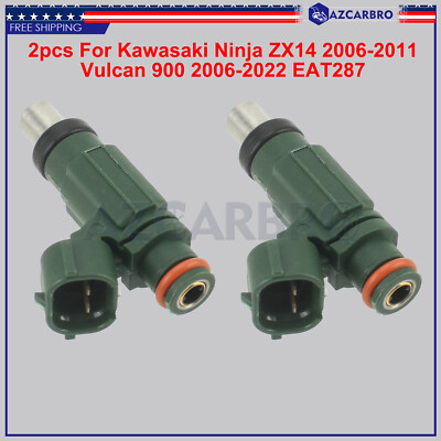 2pcs Fuel Injector New For Kawasaki Motorcycle 2008-2020 Concours 14 ...