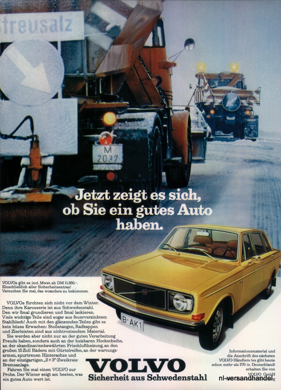 VOLVO-GUT-1971-Reklame-Werbung-genuine Advert-La publicité-nl ...