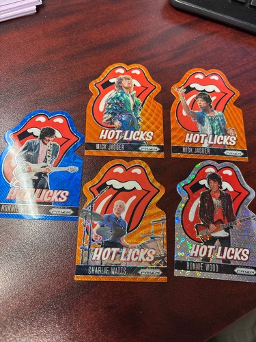 Mick Jagger & stones 5 card group 2025 Prizm Rolling Stones | eBay