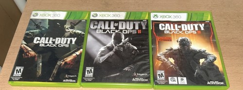 Call of Duty Black Ops 1 2 3 Trilogy Xbox 360 Bundle Only 1 Has Manual ...