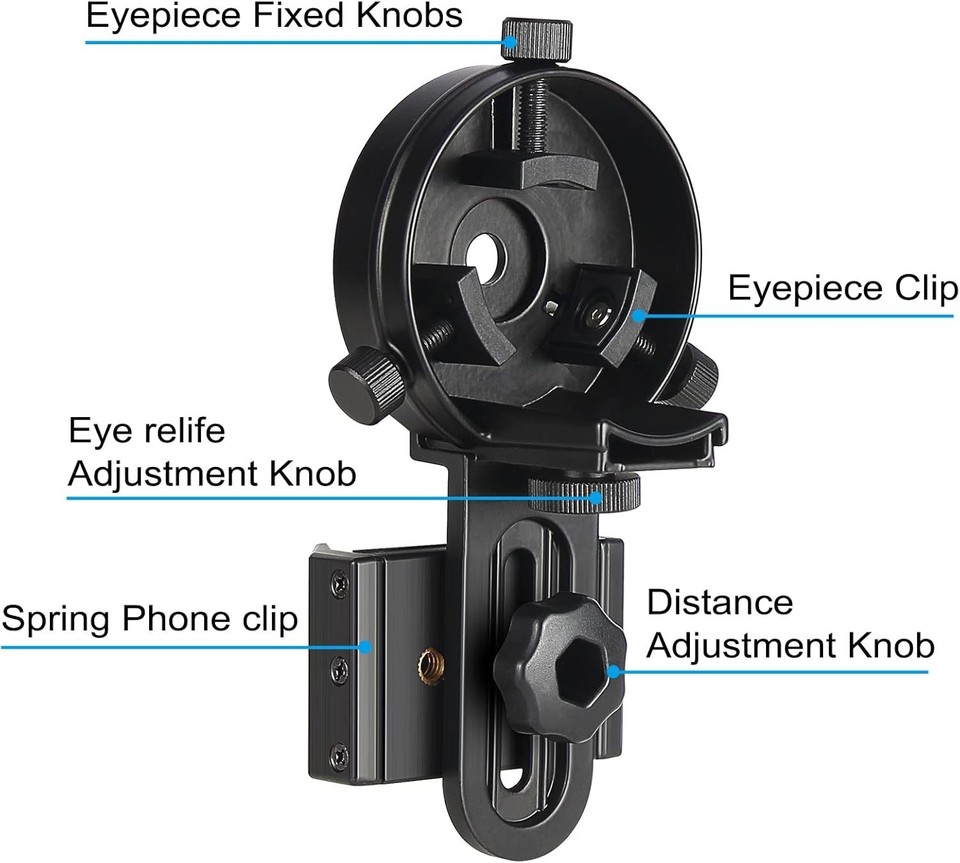 Upgrade Smartphone Scope Adapter Spotting Scope Phone Adapter ...
