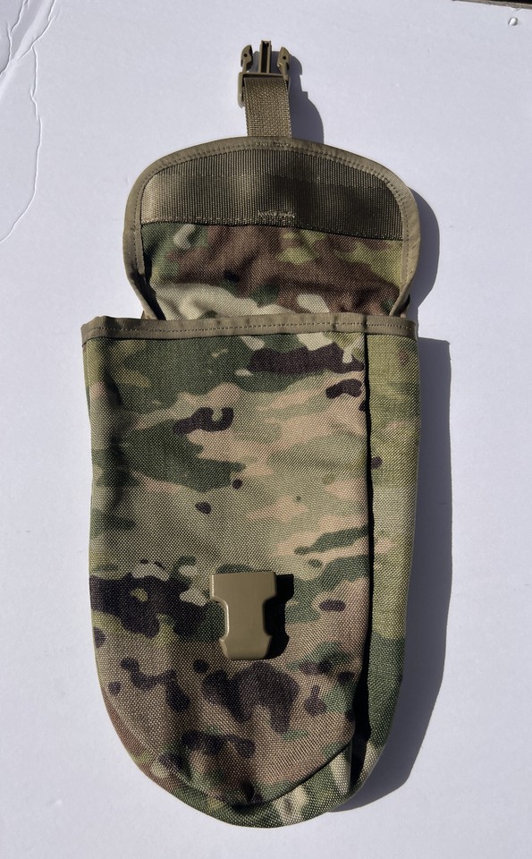 USGI ARMY OCP Multicam MOLLE II E-Tool Trifold Shovel Pouch Cover ...