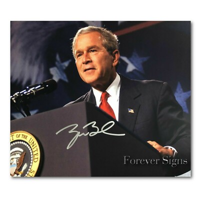 George W Bush Signed 8 x 10 Photo REPRINT | eBay