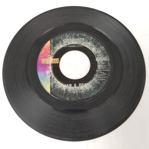 Jan & Dean Drag City / Schlock Rod Vintage 1963 Vinyl 7" Record 45 RPM ...