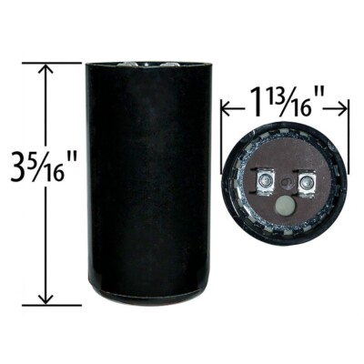 645-774 uF/MFD 110-125 VAC Start Capacitor replaces NGM 61B4D110645NCNG ...