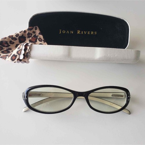JOAN RIVERS MAGNIFIER READING GLASSES WITH BLING AND MATCHING CASE ...