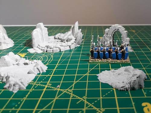 Ruins 10mm Fantasy tabletop terrain, wargaming (Warmaster) | eBay UK
