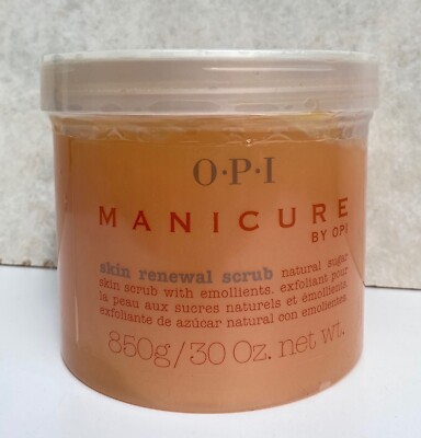 OPI Manicure Skin Renewal Scrub 30oz = 850g Natural Sugar Scrub with ...