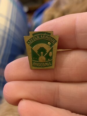 Vintage Little League Baseball Gold Tone Enamel Lapel Pin (GW6) | eBay