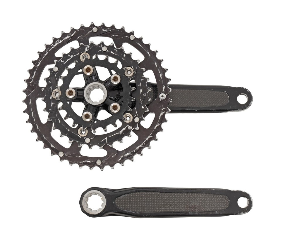 Race Face Next Forged Carbon MTB Crankset 175mm 3x 9s Triple ISIS ...