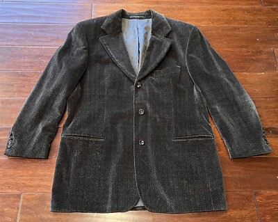 Hugo Boss Einstein Brown Check Mens 44 Velvet Feel Suit Jacket Sport ...