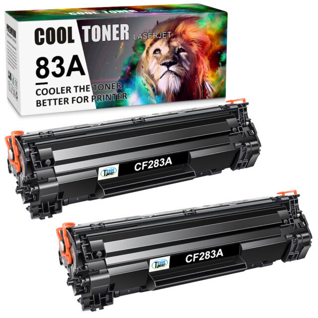 Cool Toner CT-CF283A Black Toner Cartridge Compatible with HP 83A (2 ...