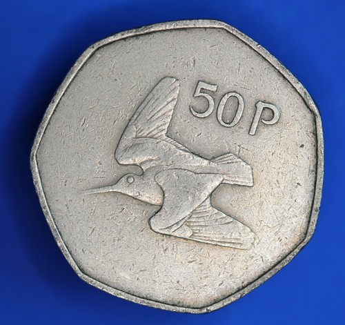 Vintage Irish Ireland EIRE 1970 fifty pence 50p, Woodcock [32584] | eBay