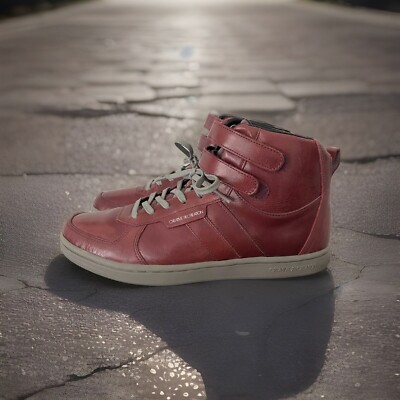 Creative Recreation Dicoco Red Leather Hi Tops - Wrinkled Cordovan ...