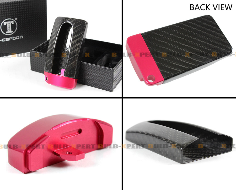 FOR NISSAN KEYLESS ENTRY KEY FOB GTR STYLE CARBON FIBER CASE COVER WITH ...
