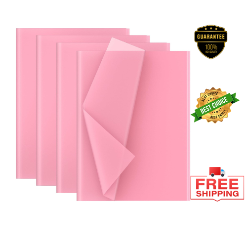 Light Pink Decoupage Tissue Paper, Wrapping Grade Size 60 Sheets, 50 x ...