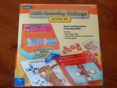Lakeshore Math Reasoning Challenge Activity Kit Grade 1, Sealed Package ...