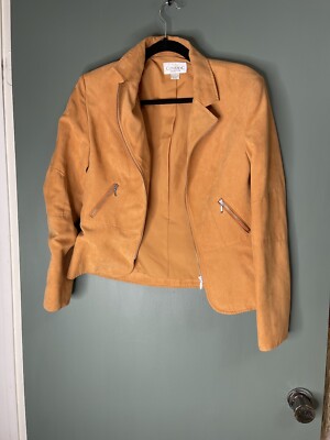 Conrad C Collection Jacket Womens Size 6Orange in Color Full Zip | eBay