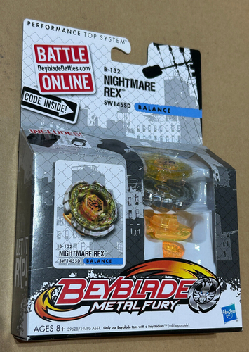 Beyblade Metal Fury Battle Performance Top B-132 Nightmare Rex Balance ...