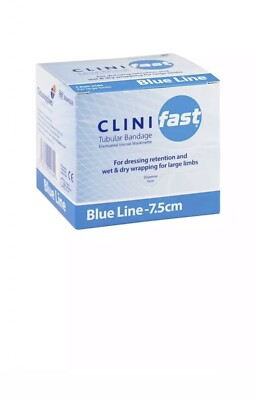 Clinifast Blue Line Tubular Bandage 7.5cm x 3m.. | eBay UK