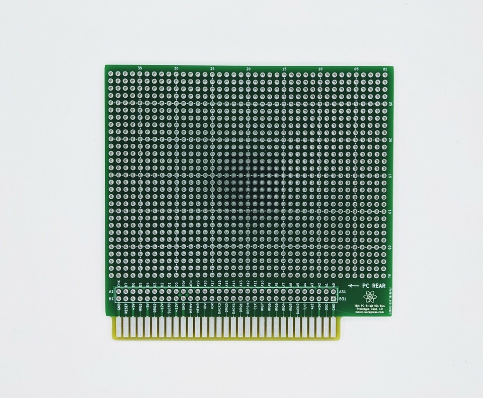 IBM PC XT 8-bit ISA Bus Prototyping Card PCB board FR4 Double sided | eBay