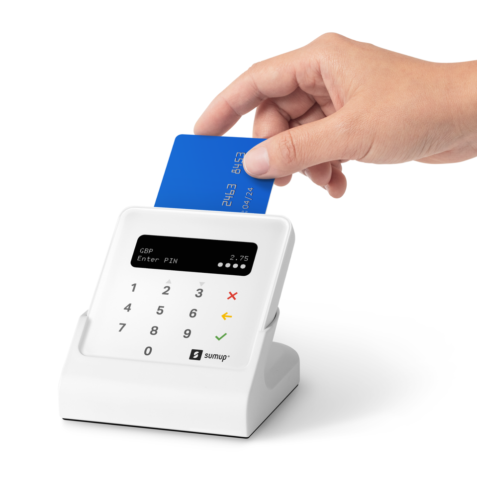 SumUp Air Bundle - Air Credit / Debit Card Reader & Charging Station ...