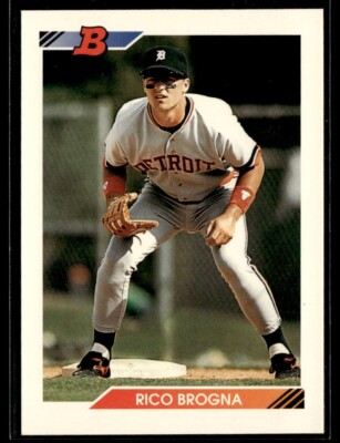 1992 Bowman #256 Rico Brogna Detroit Tigers | eBay