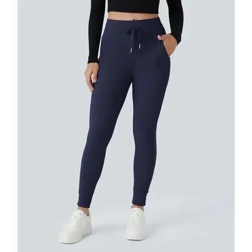 NWT Halara SoftlyZero High Waisted Drawstring Side Pockets Joggers ...