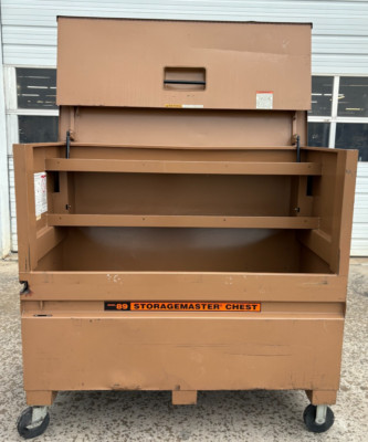 KNAACK MODEL 89, PIANO-STYLE, PADLOCKABLE JOBSITE TOOL STORAGE BOX | eBay