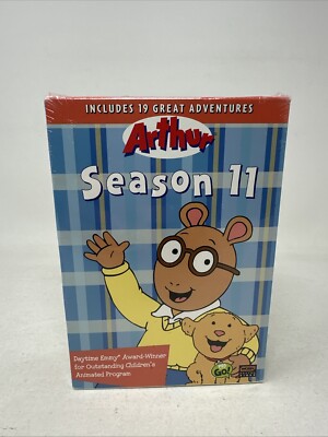 Arthur - Season 11 (DVD, 2008, 5-Disc Set) NEW with WEAR ...