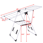 Costway Laundry Clothes Storage Drying Rack Portable Folding Hanger ...