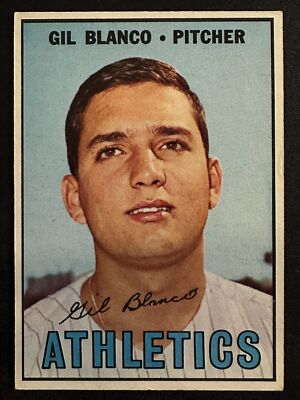 Gil Blanco 1967 Topps Baseball Kansas City Athletics #303 | eBay