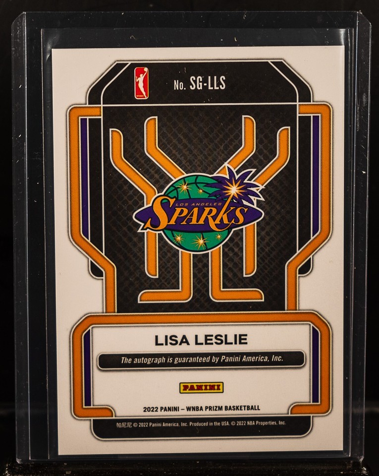 Lisa Leslie 2022 Panini Prizm WNBA Signatures Autograph Auto #SG-LLS ...