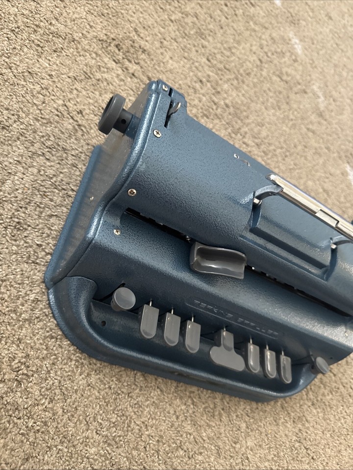 Perkins APH light-Touch Perkins Brailler Blue(TEST WORKS GREAT) | eBay